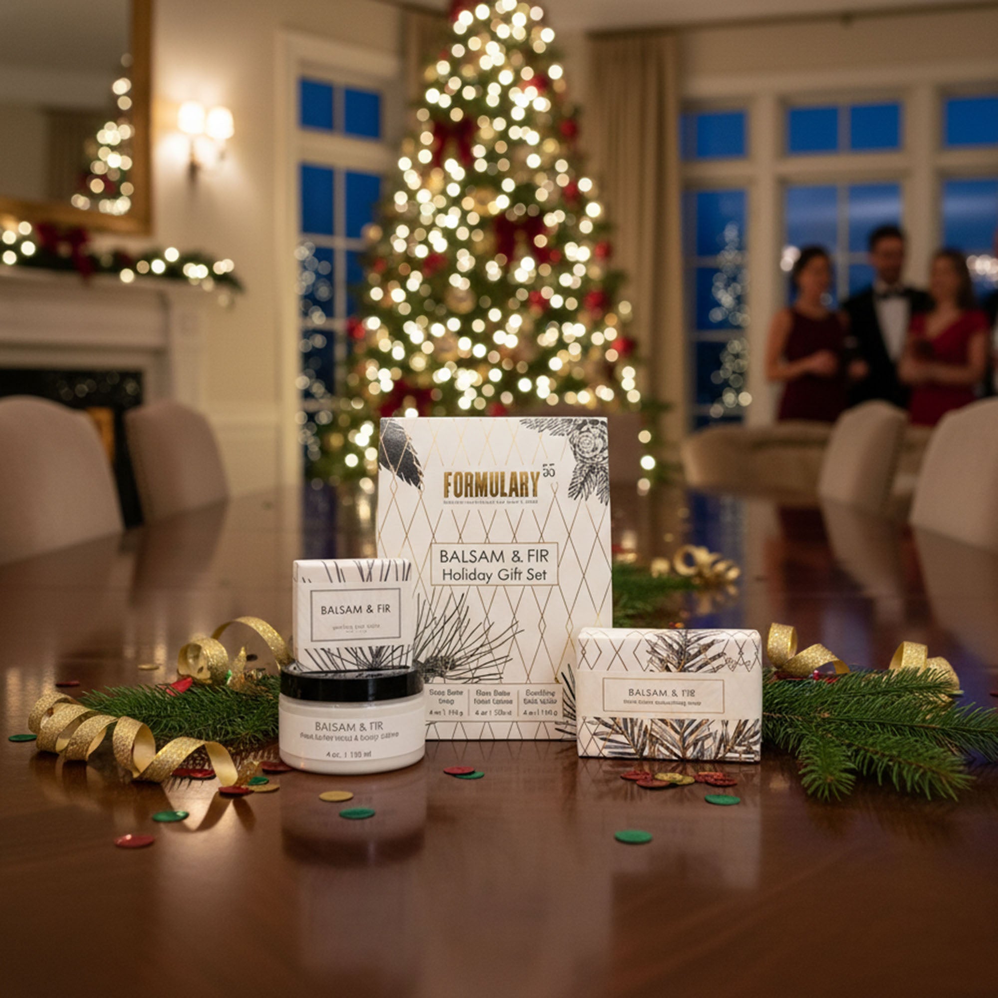 Balsam & Fir Holiday Gold Gift Set – Formulary 55