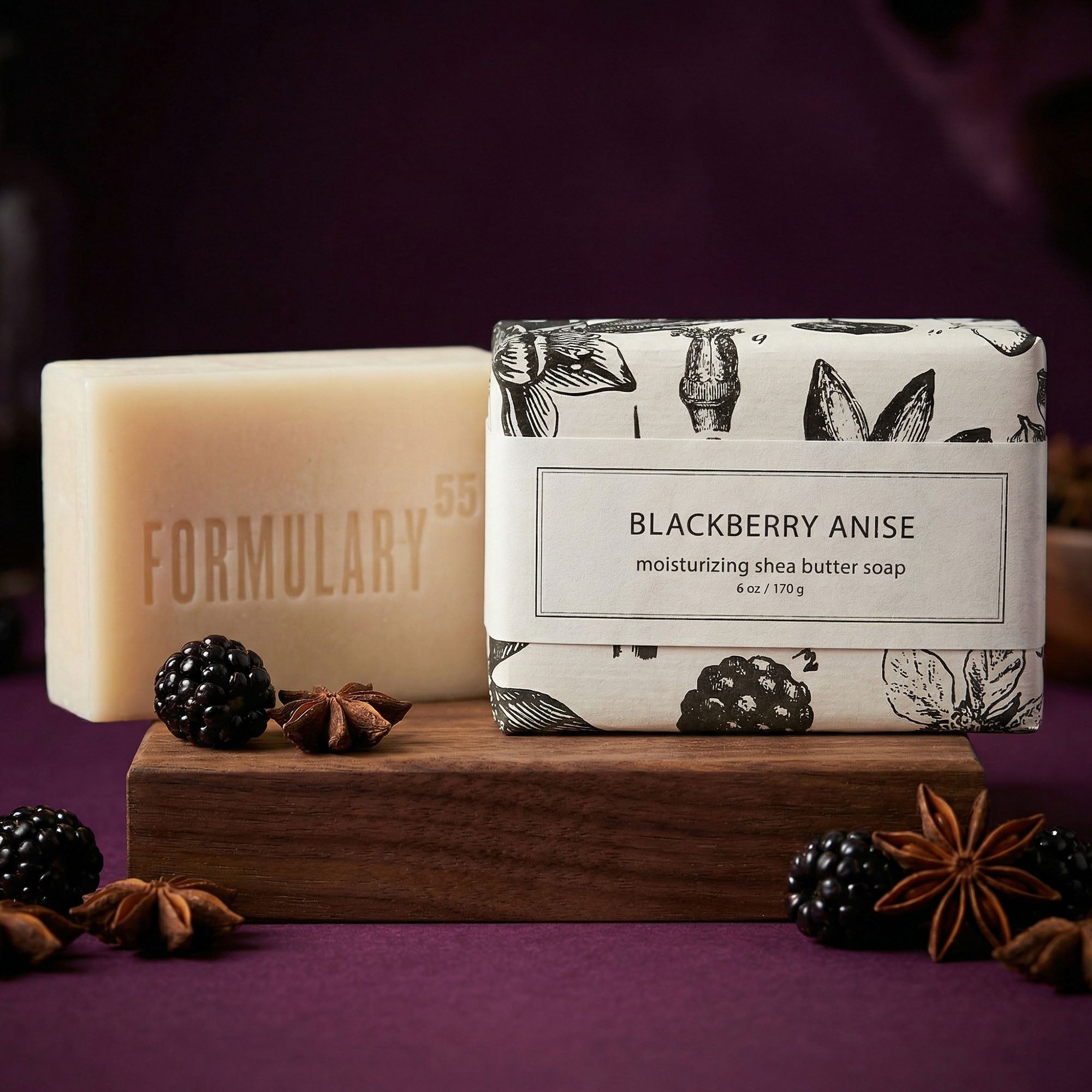 Blackberry Anise - Shea Butter Bar Soap – Formulary 55