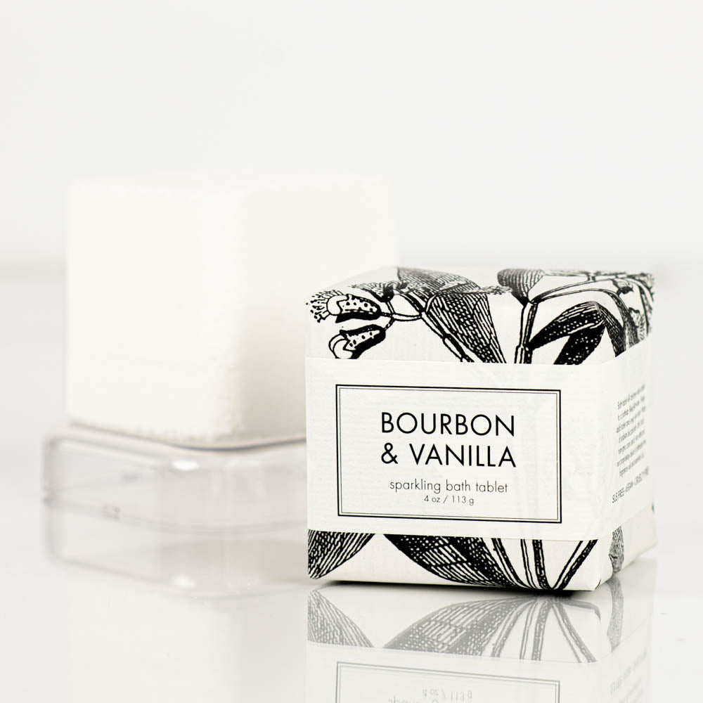 Sparkling Bath Bomb Tablet - Bourbon & Vanilla – Formulary 55